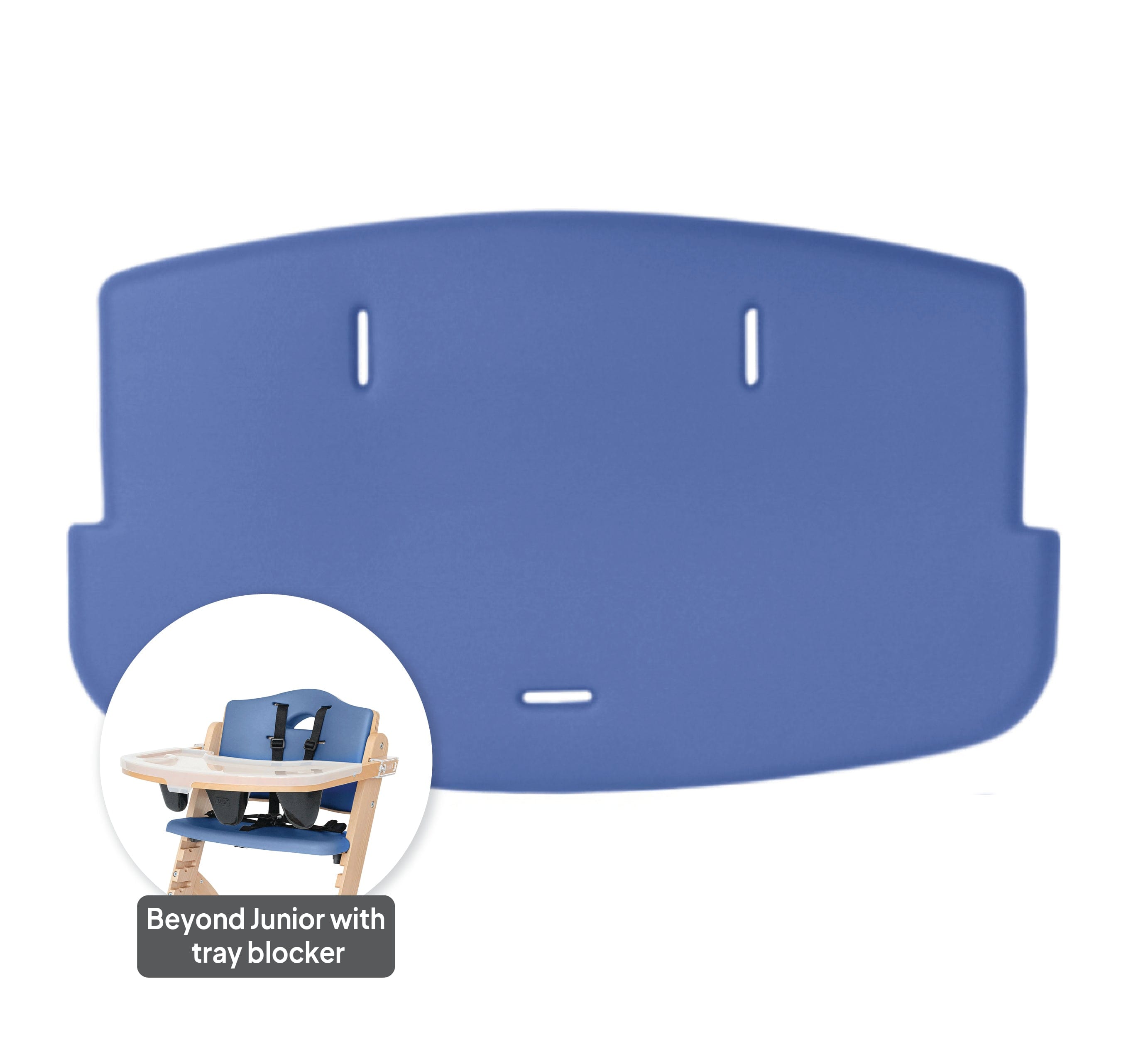 Blueberry Blue High Chair Cushion Seat | Abiie, LLC