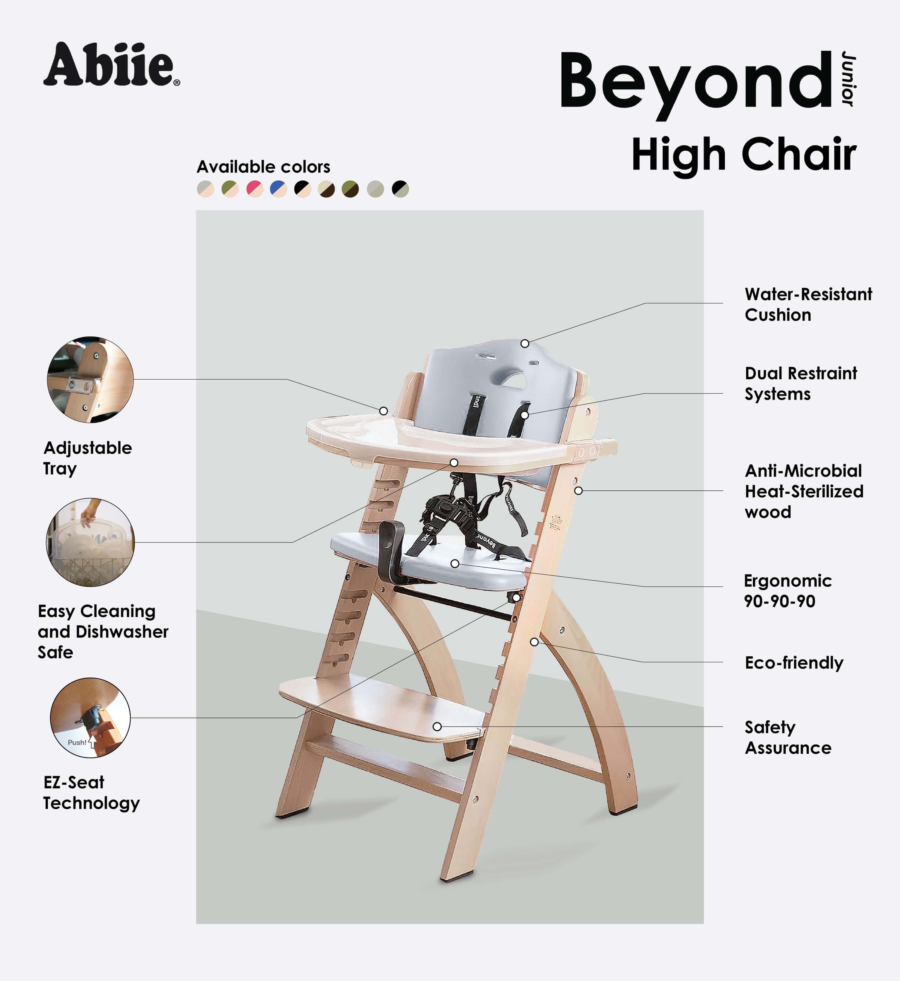 Wooden High Chair | Quality Children’s Products | Abiie®